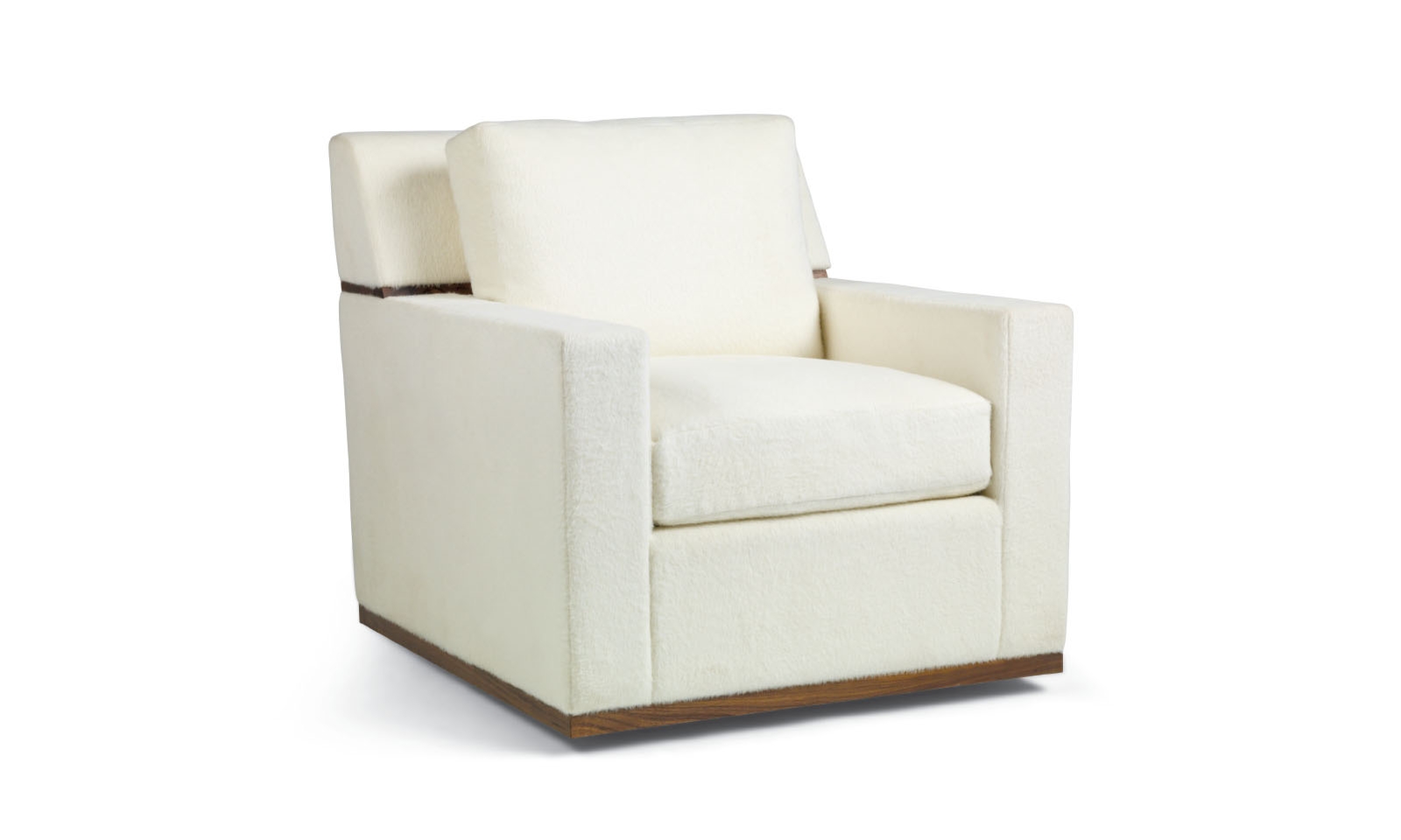 Fitz Petite Swivel Lounge Chair & Ottoman by Troscan Design ...